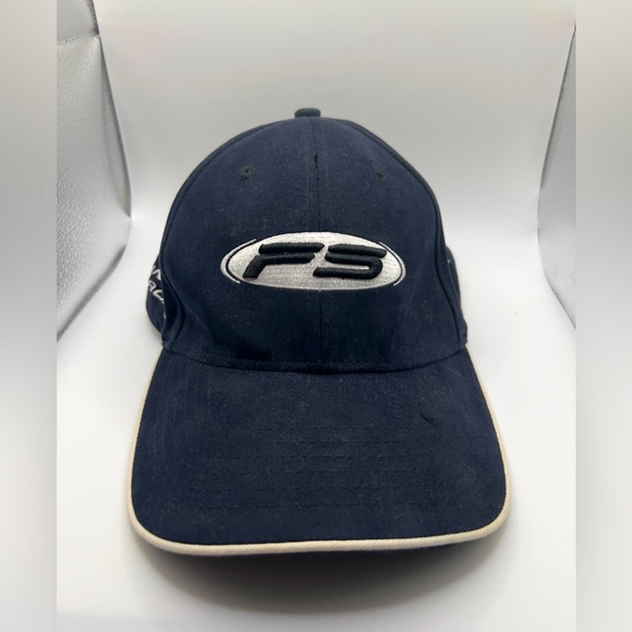 Nu Fit | Accessories | Finish Strong Nu Fit By Kc Caps Navy Blue Embroidered Baseball Hat Cap ...